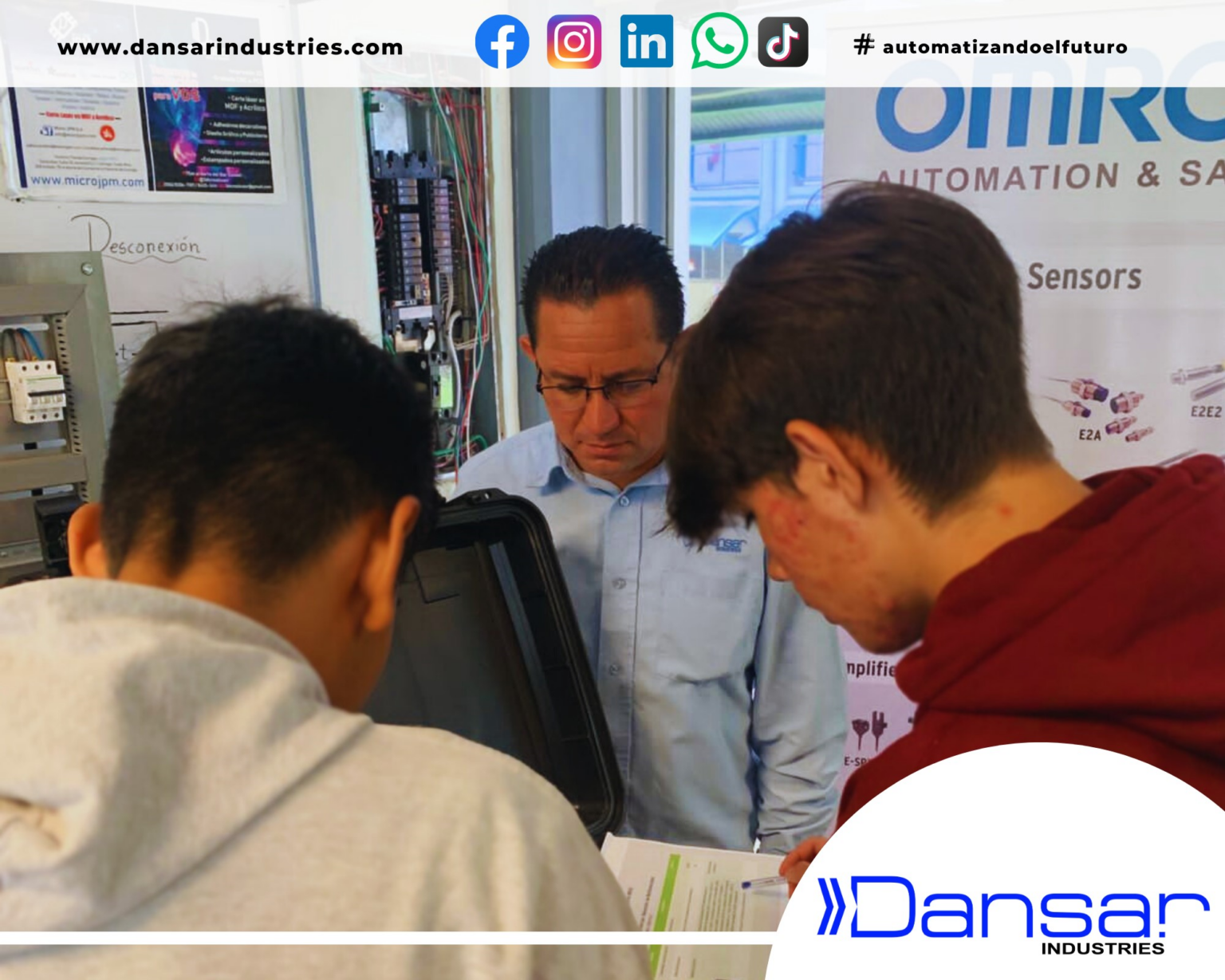 Taller sobre variadores de frecuencia a CTP Dulce Nombre - Dansar Industries