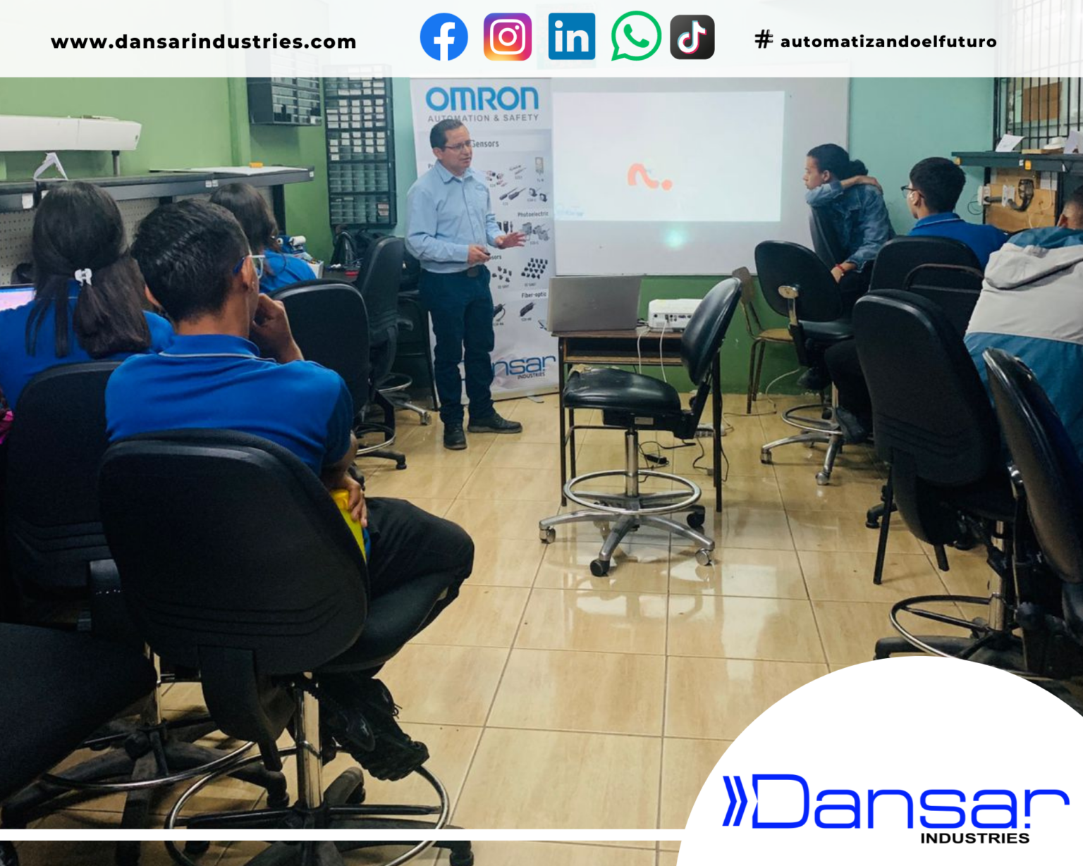 Taller de sensores industriales OMRON al CTP Albertazzi - Dansar Industries