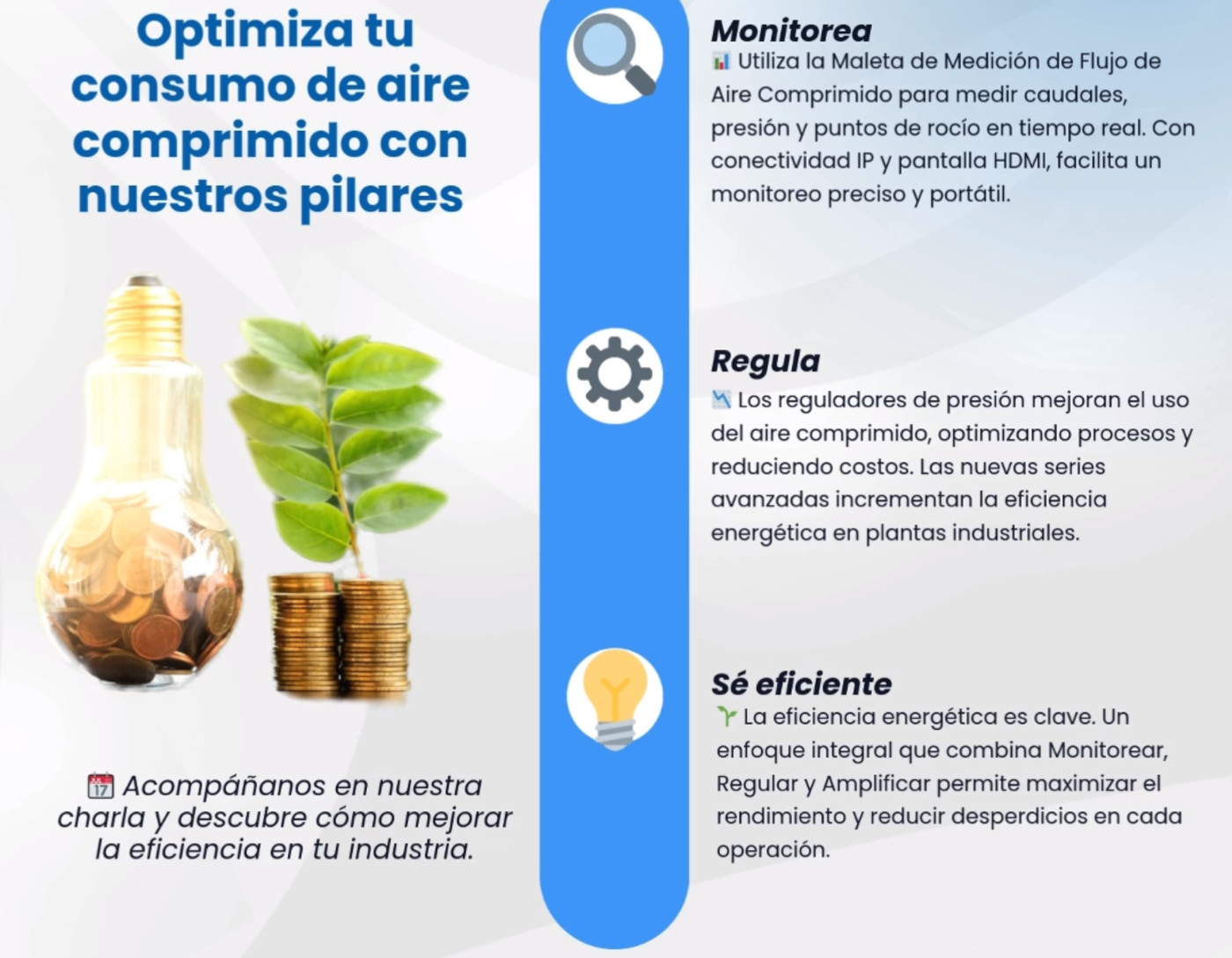 Aprende a optimizar el uso del aire comprimido y reducir costos energéticos - Dansar Industries